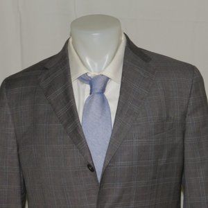 Dunhill | Suits & Blazers | Alfred Dunhill Gray Plaid All Season Wool ...